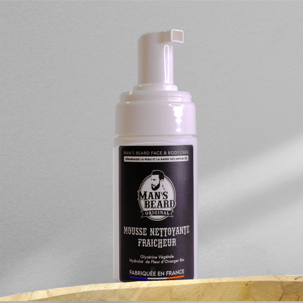 Mousse Nettoyante Fraîcheur - 100mL - Man's Beard